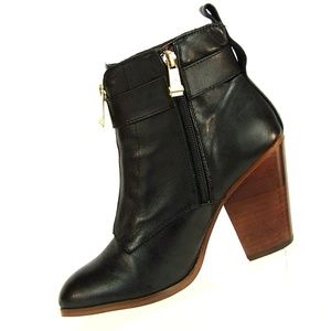 Report Signature | Shoes | Report Signature Womens Blk Leather Ankle ...